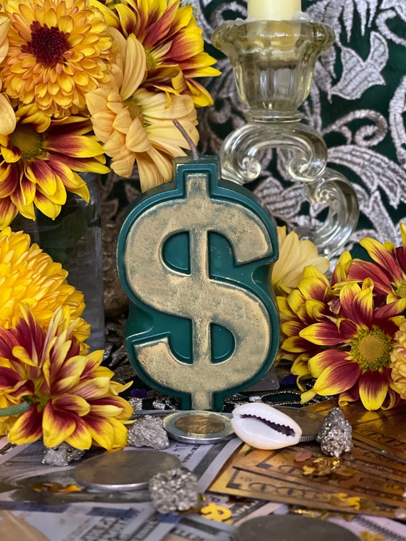 Dollar Sign Candle Money Drawing 4 - Etsy