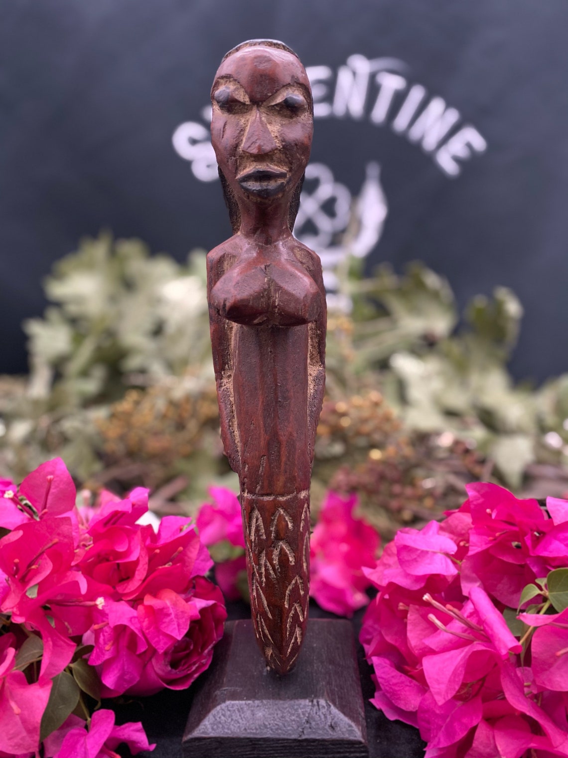 Mami Wata Statue Traditionally Hand Carved by the Senufo of | Etsy