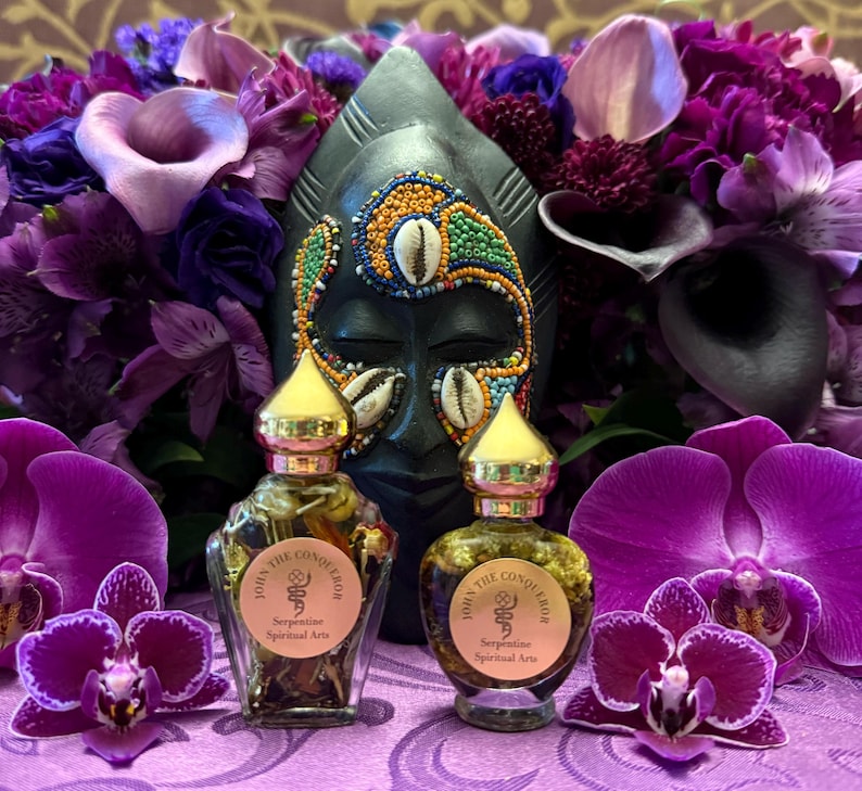 John the Conqueror Oil + Victory + High John De Conquer + 24K Gold - Etsy