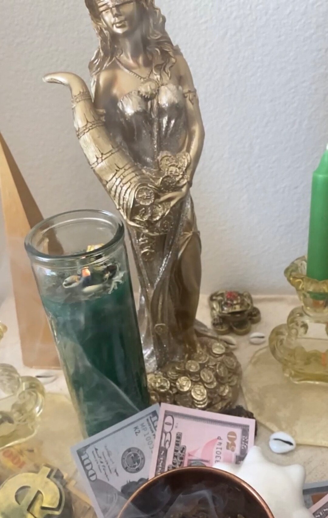 Fixed Money Drawing Vigil Candle Wealth Abundance - Etsy