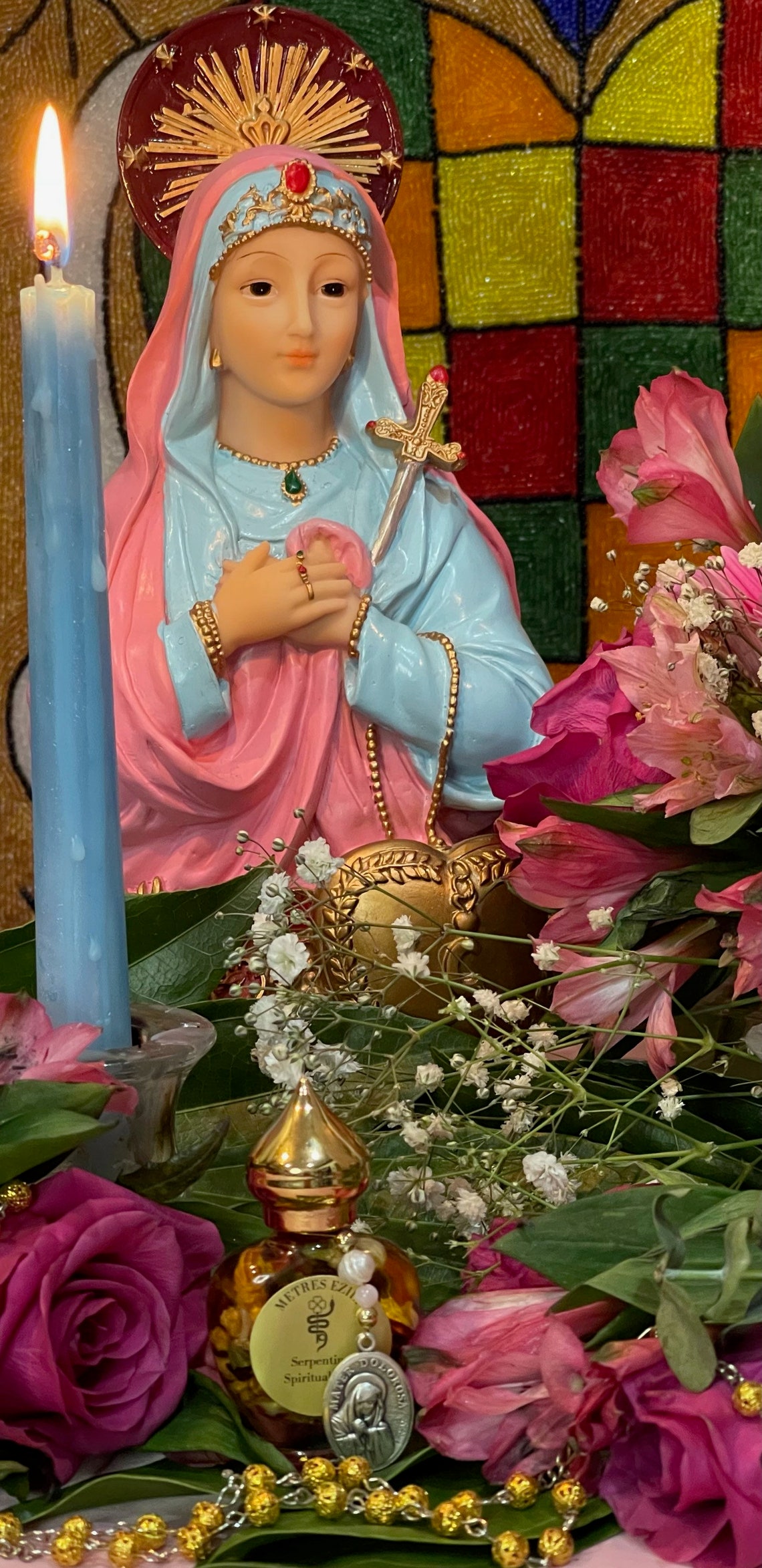 Metres Ezili Freda Love & Luxury Oil mater Dolorosa | Etsy