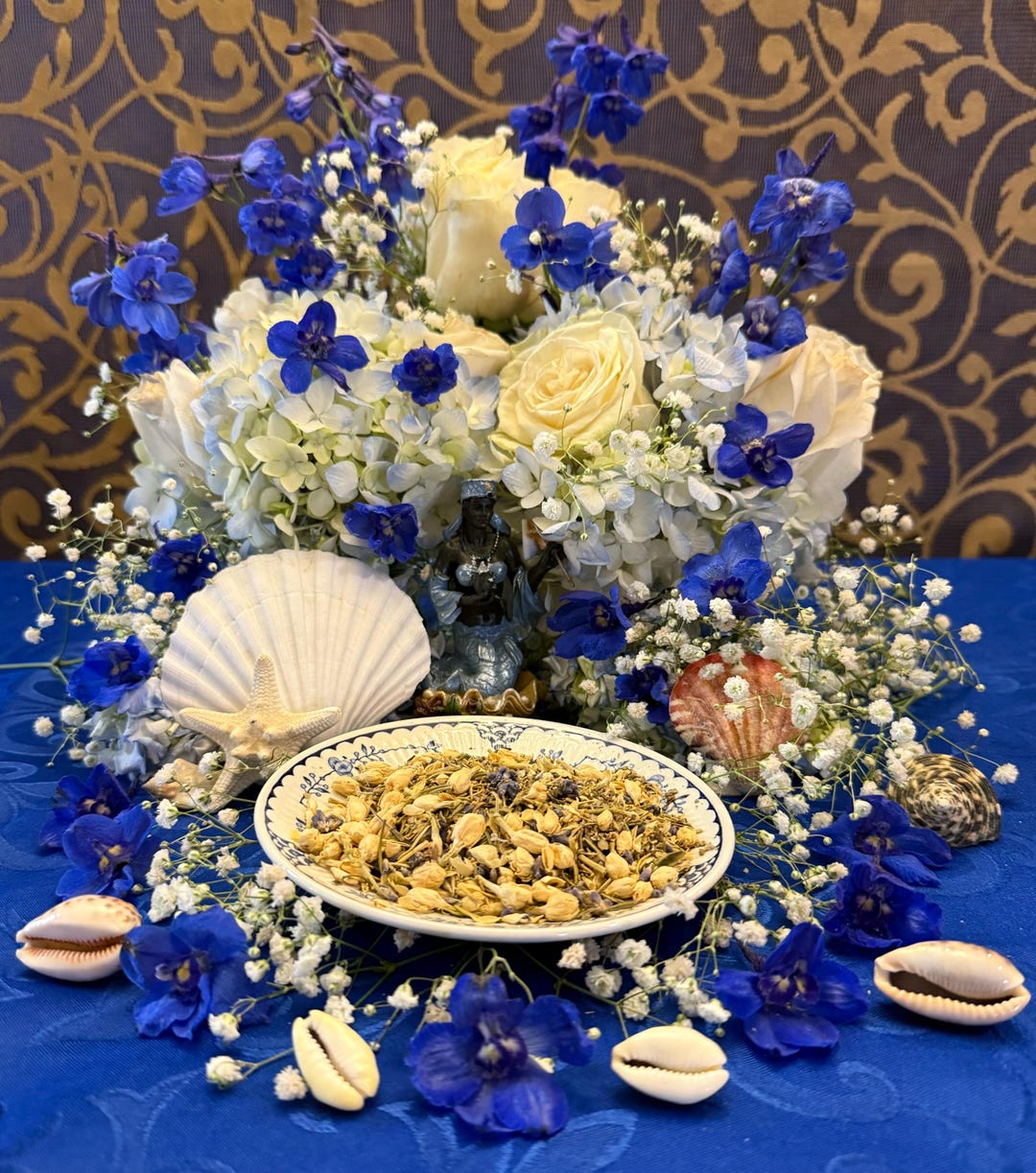 Yemaya Flower & Herb Blend + African Spirit of Family, Protection ...