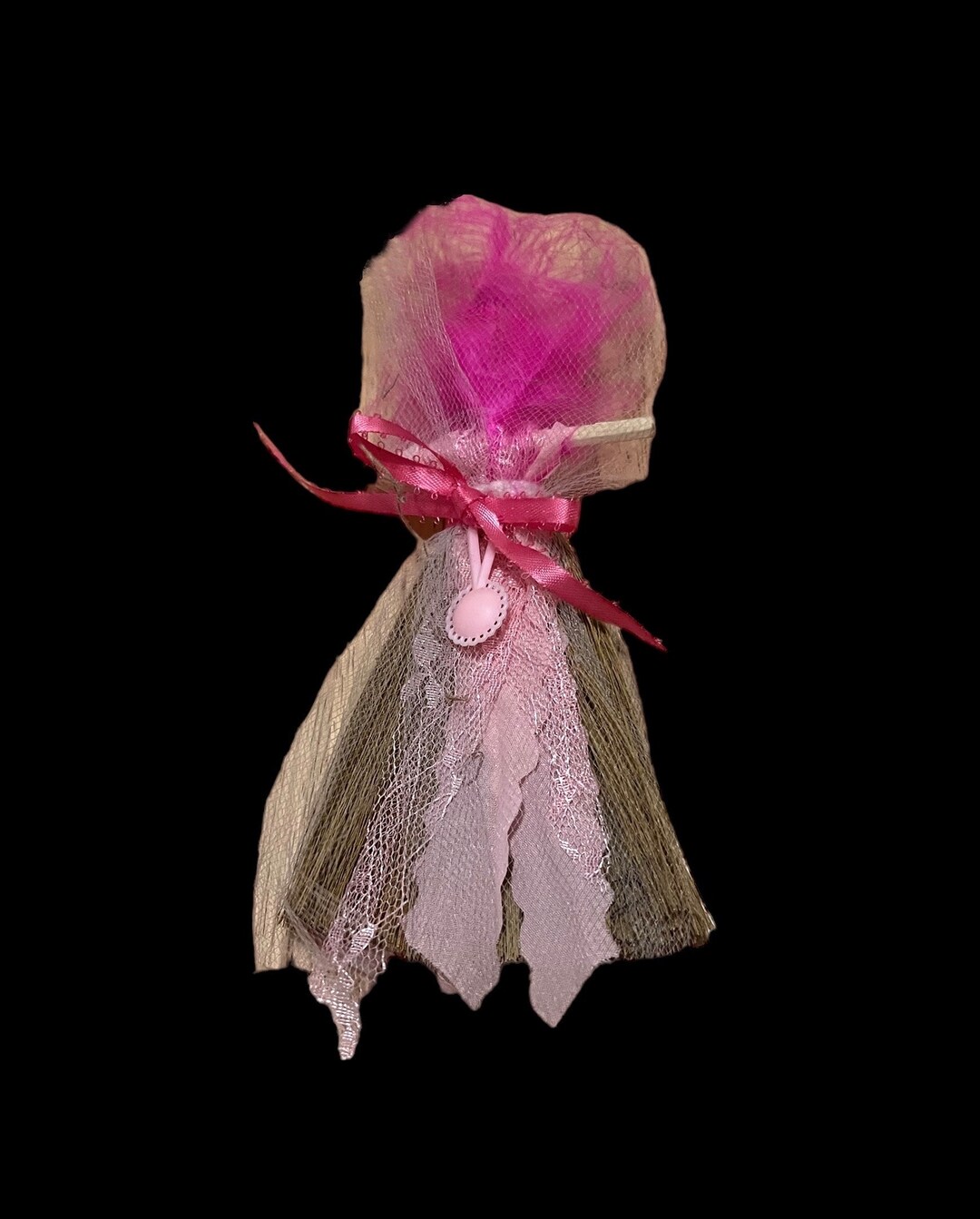 Fertility Broom Voodoo Doll + Baby Girl + One of a Kind - Etsy