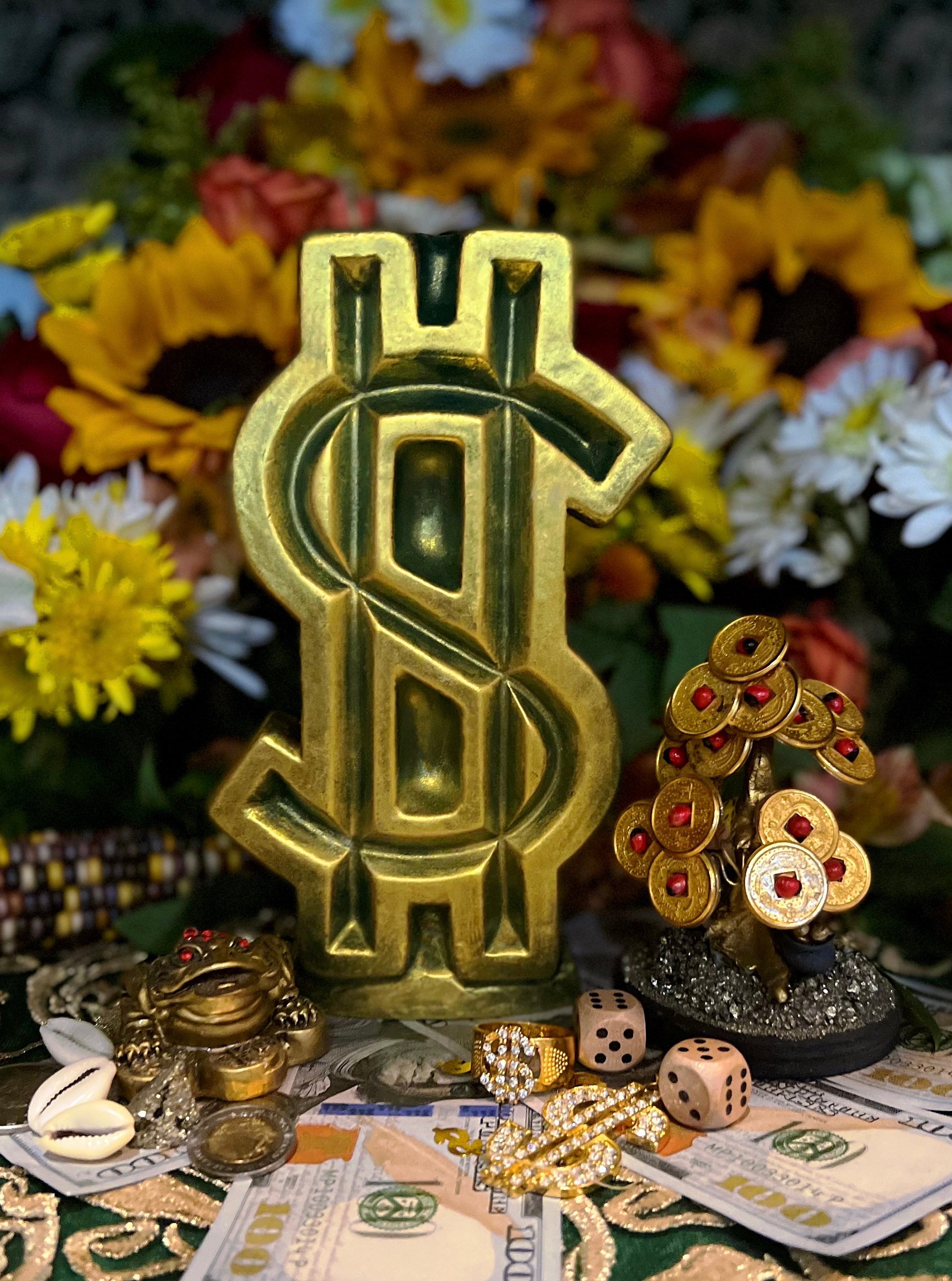 Big Dollar Sign Candle + Money Drawing + 8” - Etsy