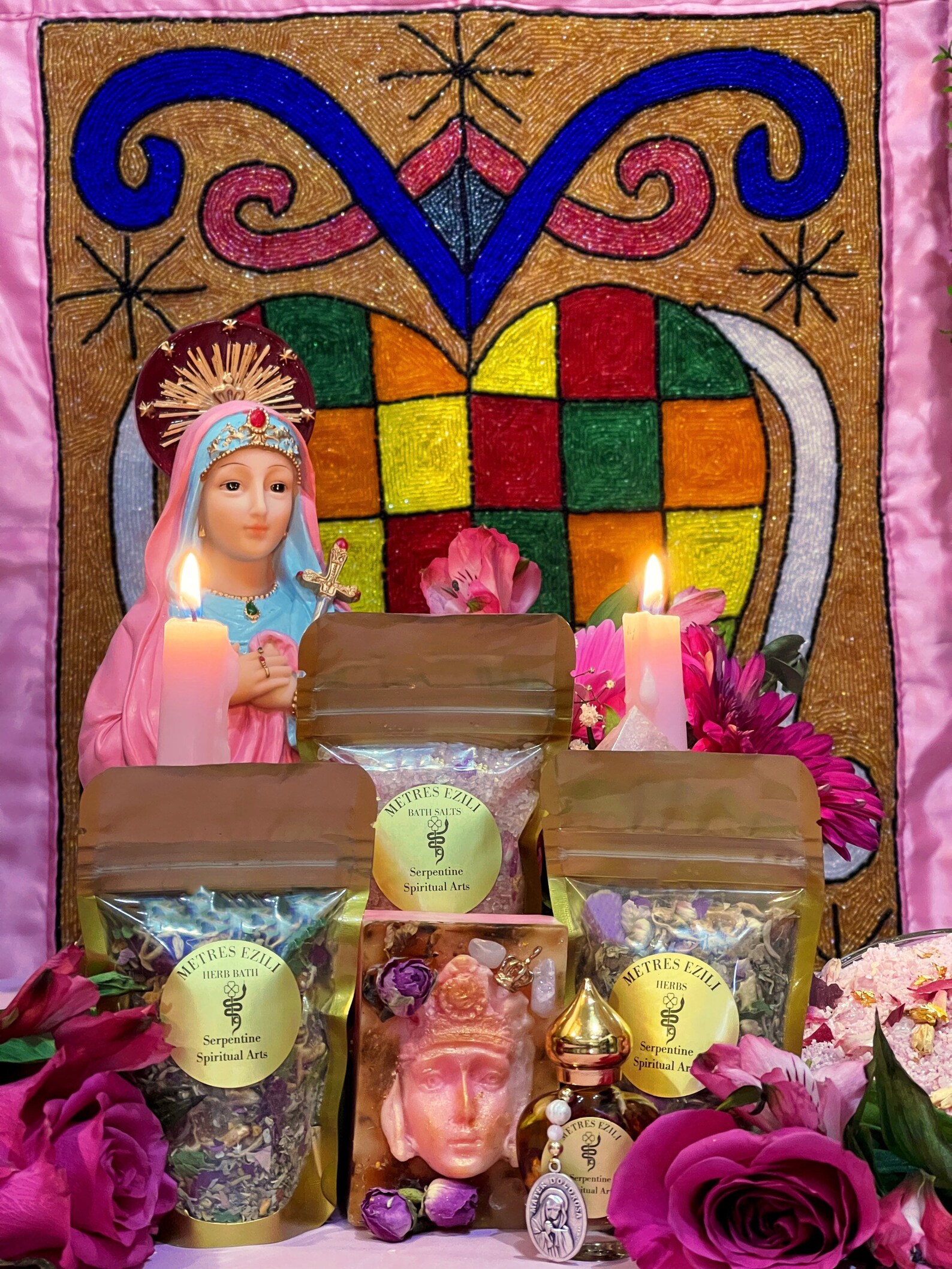 Metres Ezili Freda Ritual Set small Metresili Love - Etsy UK