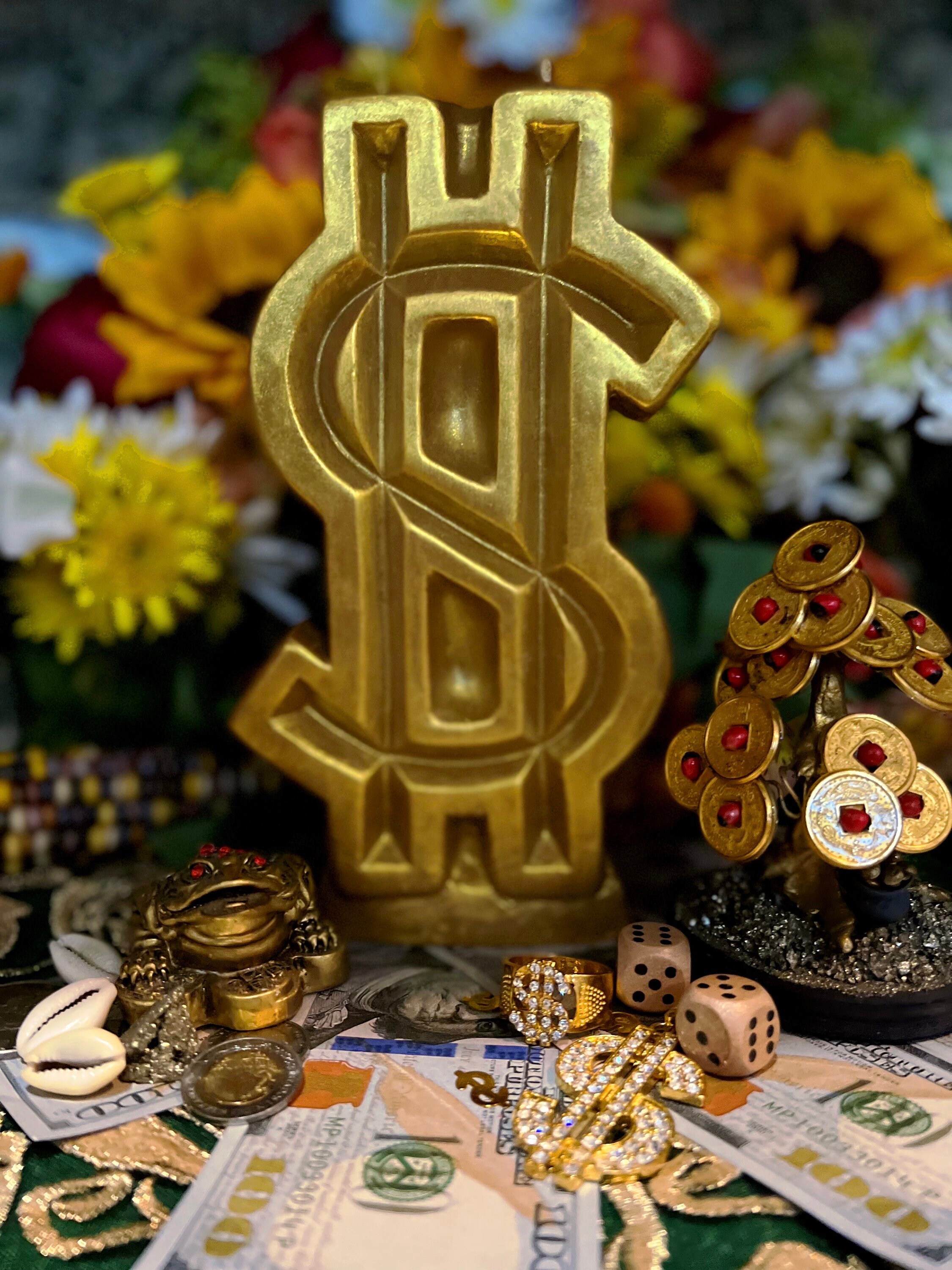 Big Dollar Sign Candle + Money Drawing + 8” - Etsy