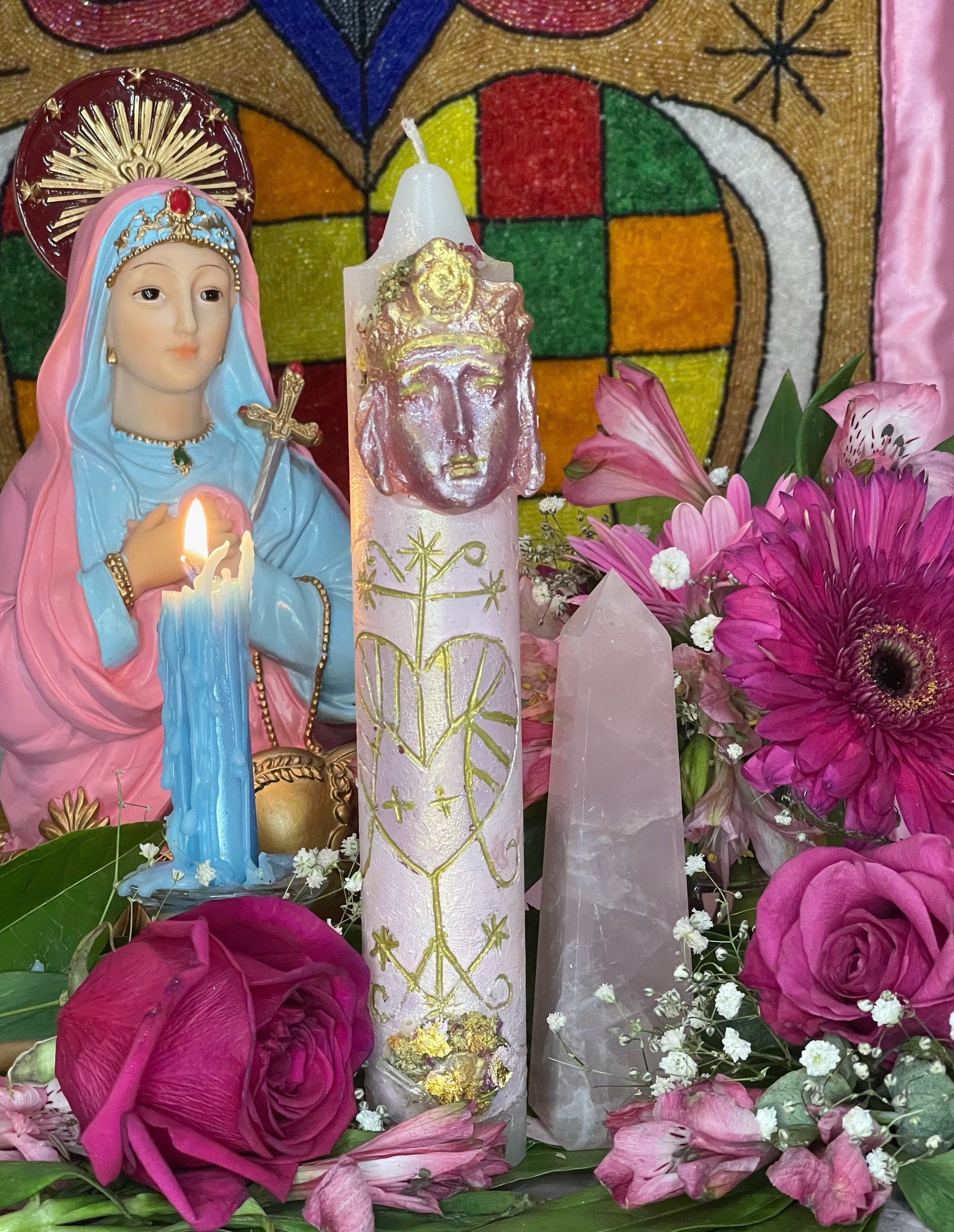 Metres Ezili Freda Veve Candle Metresili Blessed Fixed | Etsy