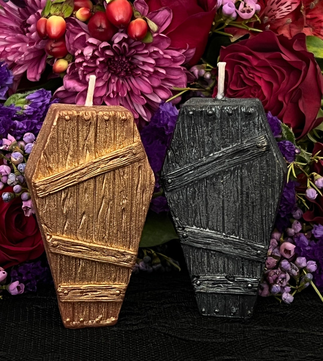 Coffin Candle + Death to Negative Habits + Overcome Enemies + Casket ...