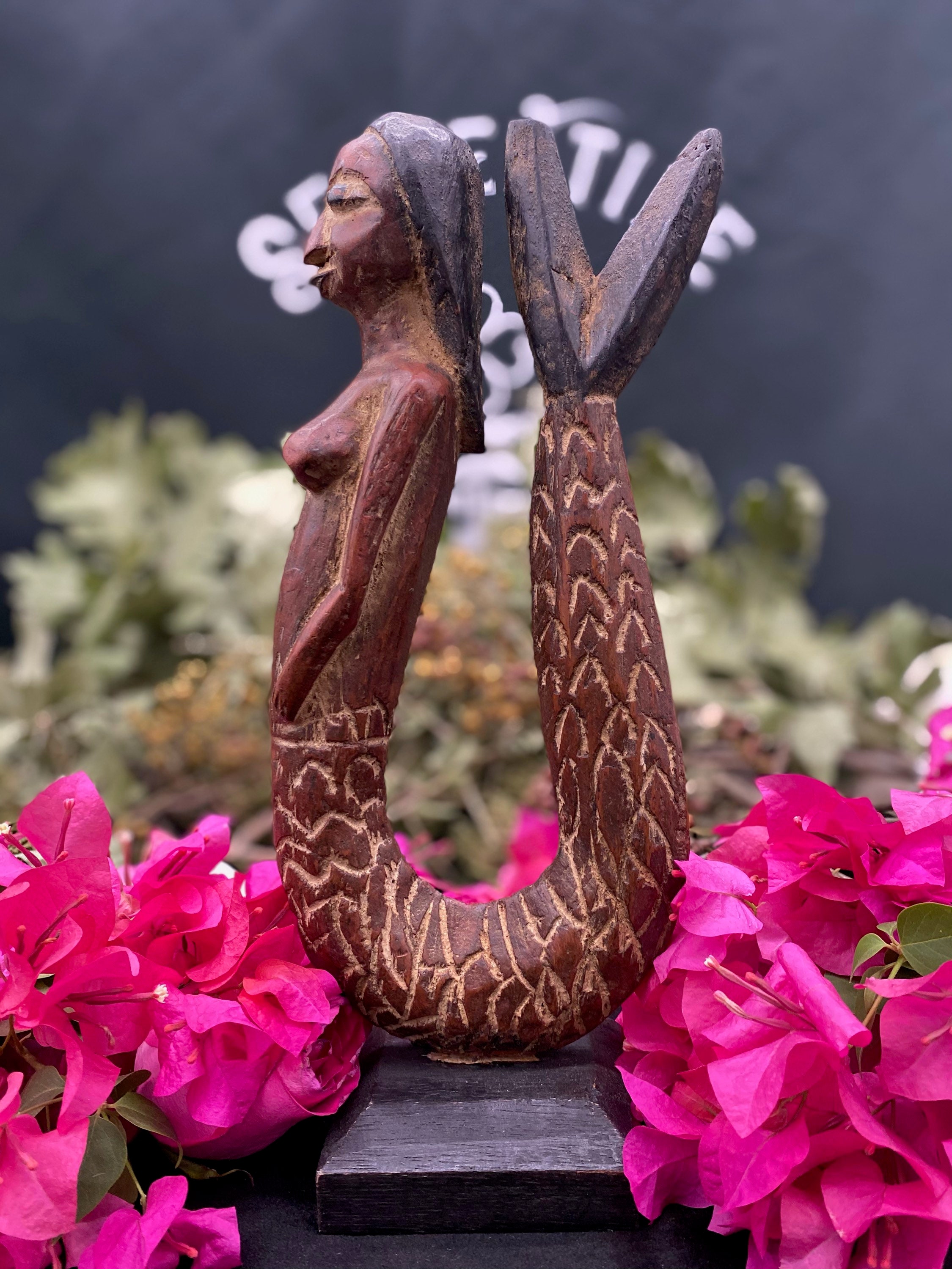 Mami Wata Statue Traditionally Hand Carved by the Senufo of | Etsy