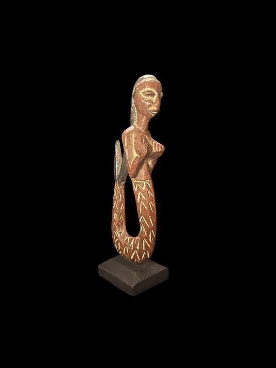 Mami Wata Statue Traditionally Hand Carved by the Senufo of - Etsy