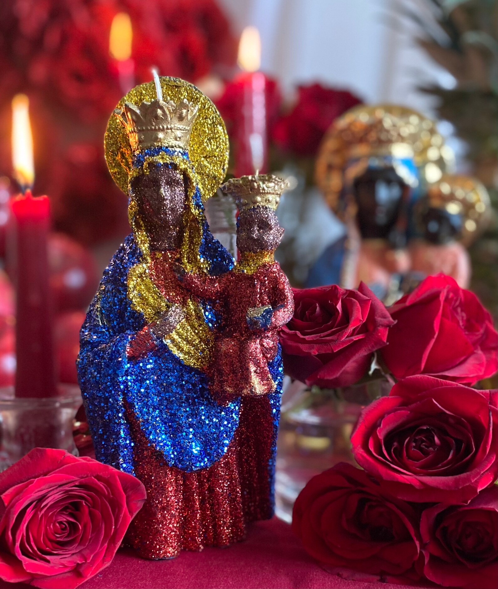 Ezili Danto Candle Erzulie Dantor Zilí Dantó 24K Gold - Etsy