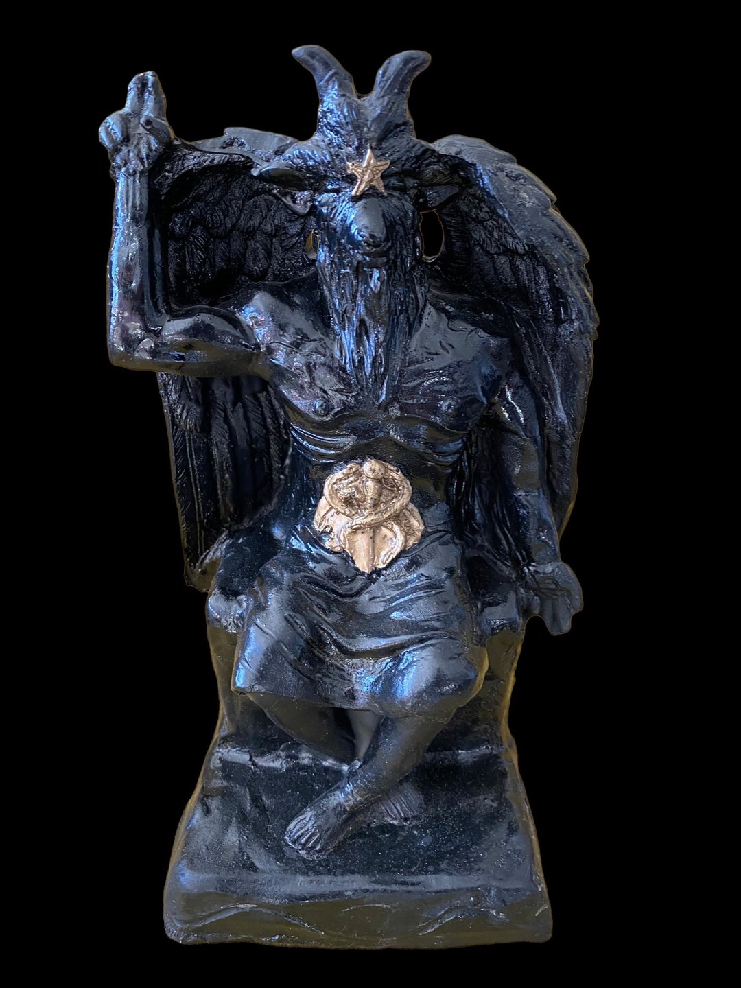 Baphomet Statue Made in Mexico Knights Templar Ordo - Etsy