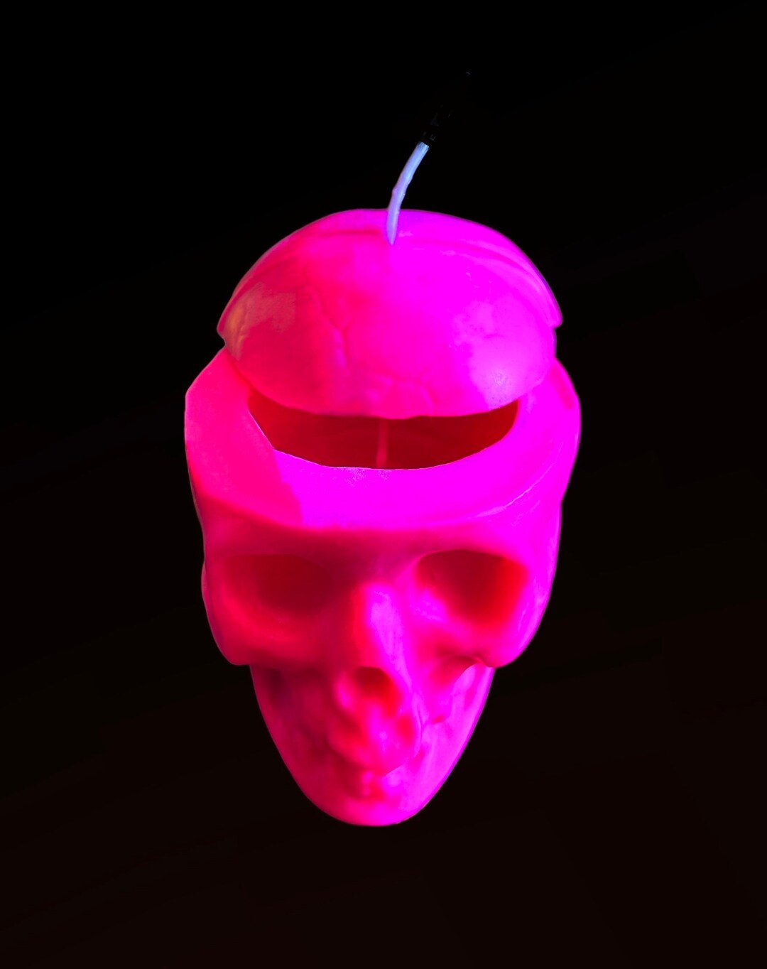Neon Loadable Skull Candle + Influence Thoughts + Hoodoo + Voodoo ...