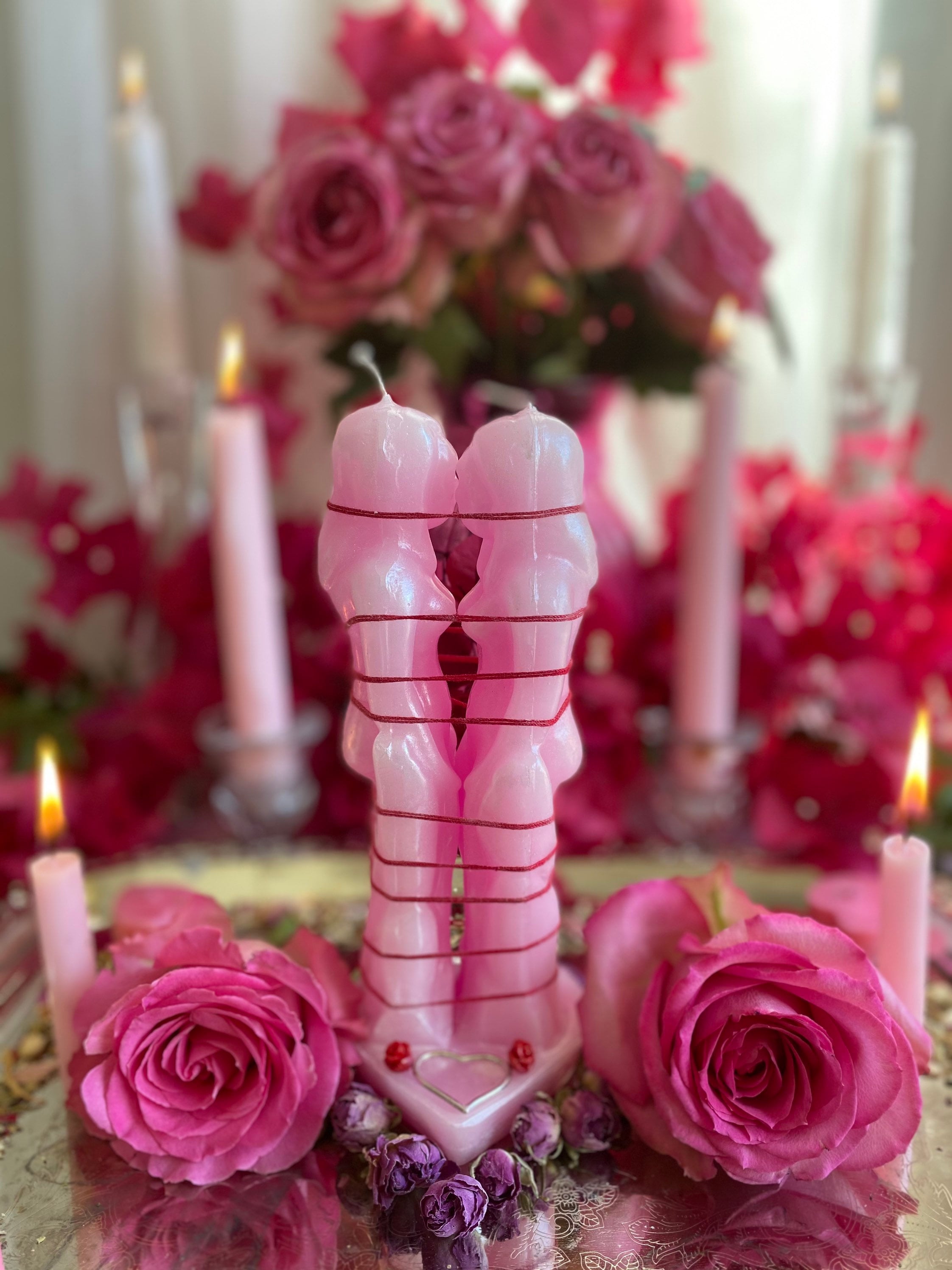 Lesbian Lovers Candle Passion Binding Wives Marriage | Etsy