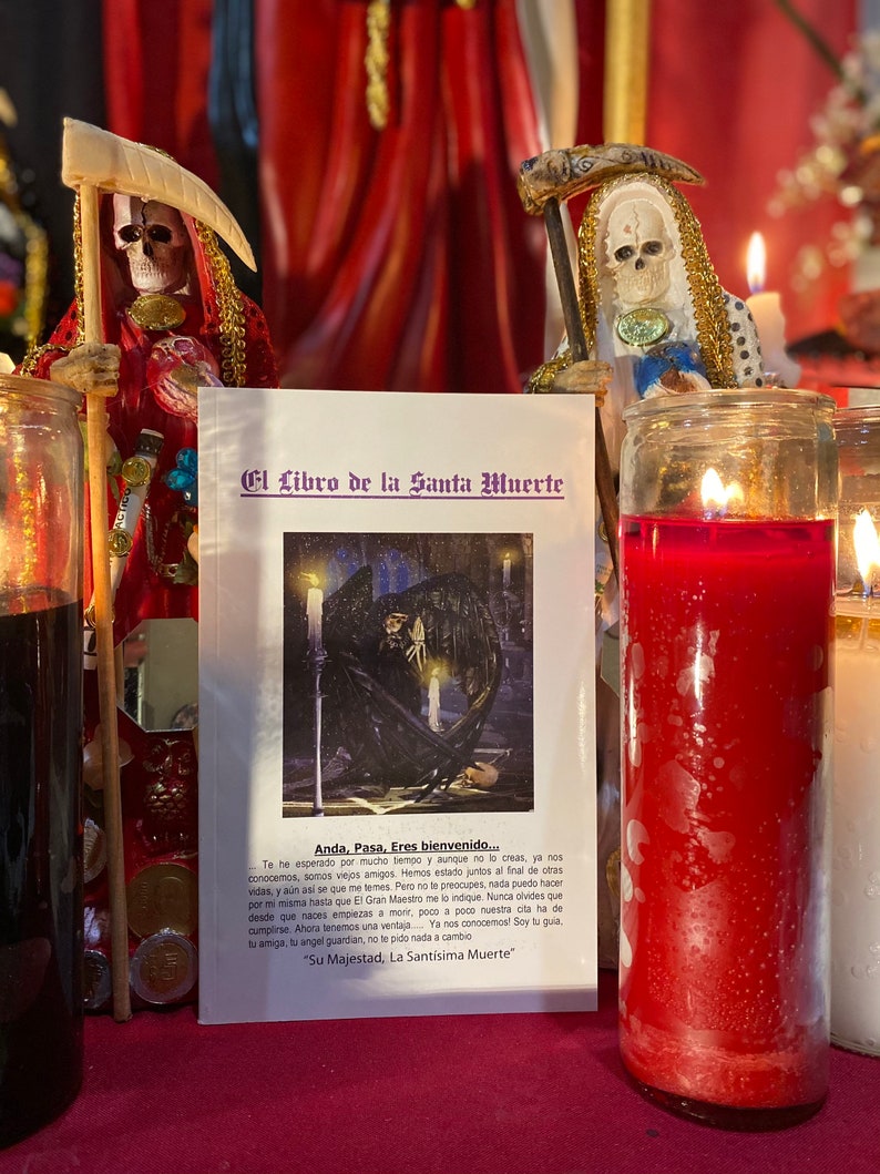The Holy Deaths Book El Libro De La Santa Muerte English Etsy The Holy Deaths Book El Libro De La Santa Muerte English Etsy