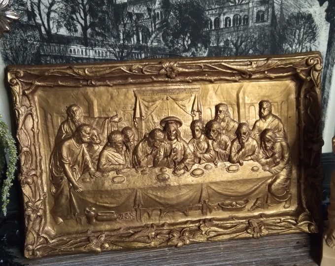 Vintage Last Supper Wall Decor / Burwood Composite the Last Supper Wall ...