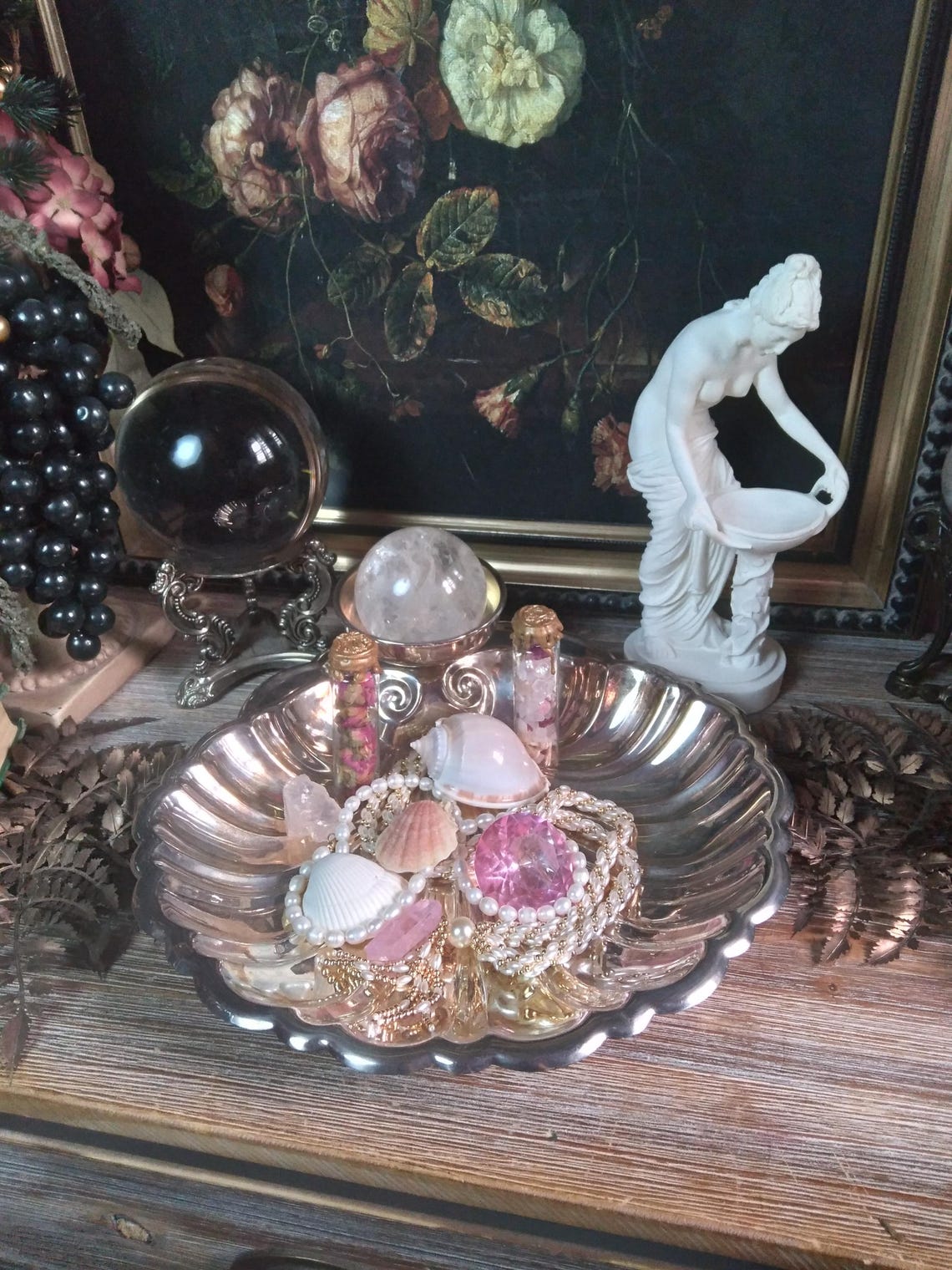 Vintage Water Witch Altar / Sea Witch - Ocean Witch / Aphrodite Silver ...