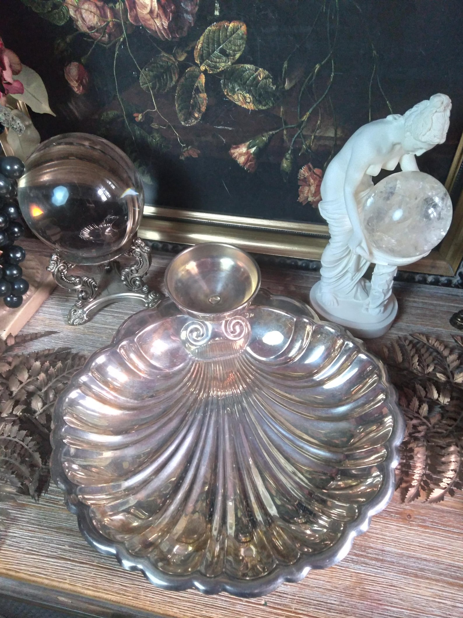 Vintage Water Witch Altar / Sea Witch - Ocean Witch / Aphrodite Silver ...