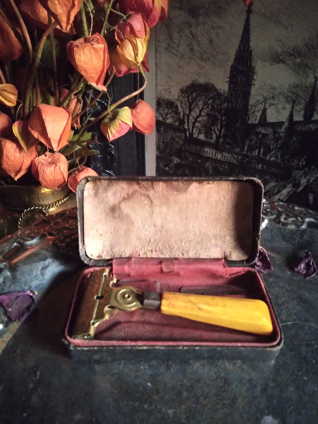 1930's Vintage Shick Injector Razor Bakelite Handle / Vintage Shaving ...