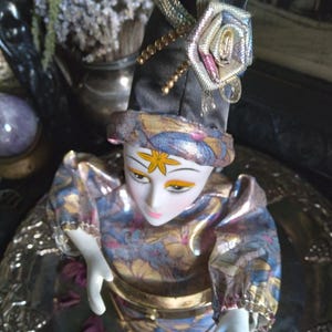 Moving Vintage Pierrot Clown Doll Music Box / Clown Automaton ...