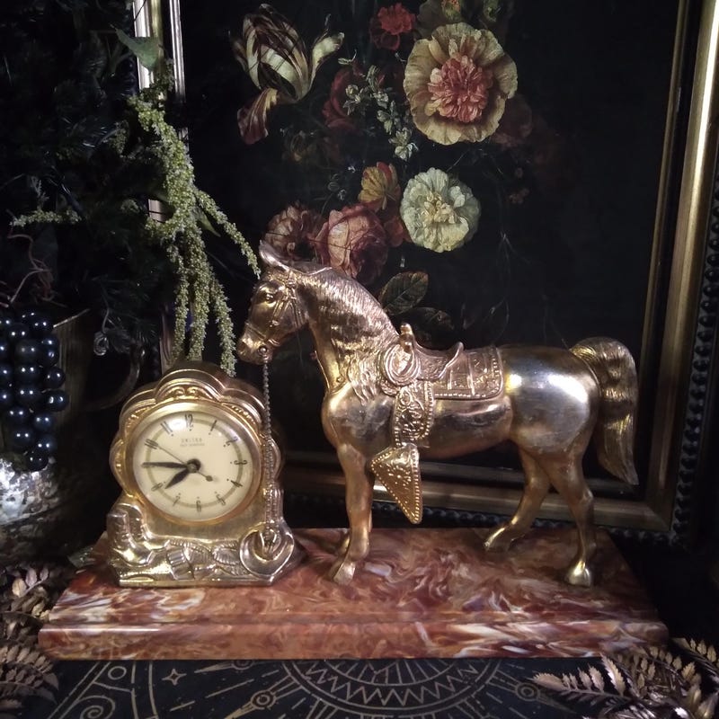 Horse Clock - Etsy