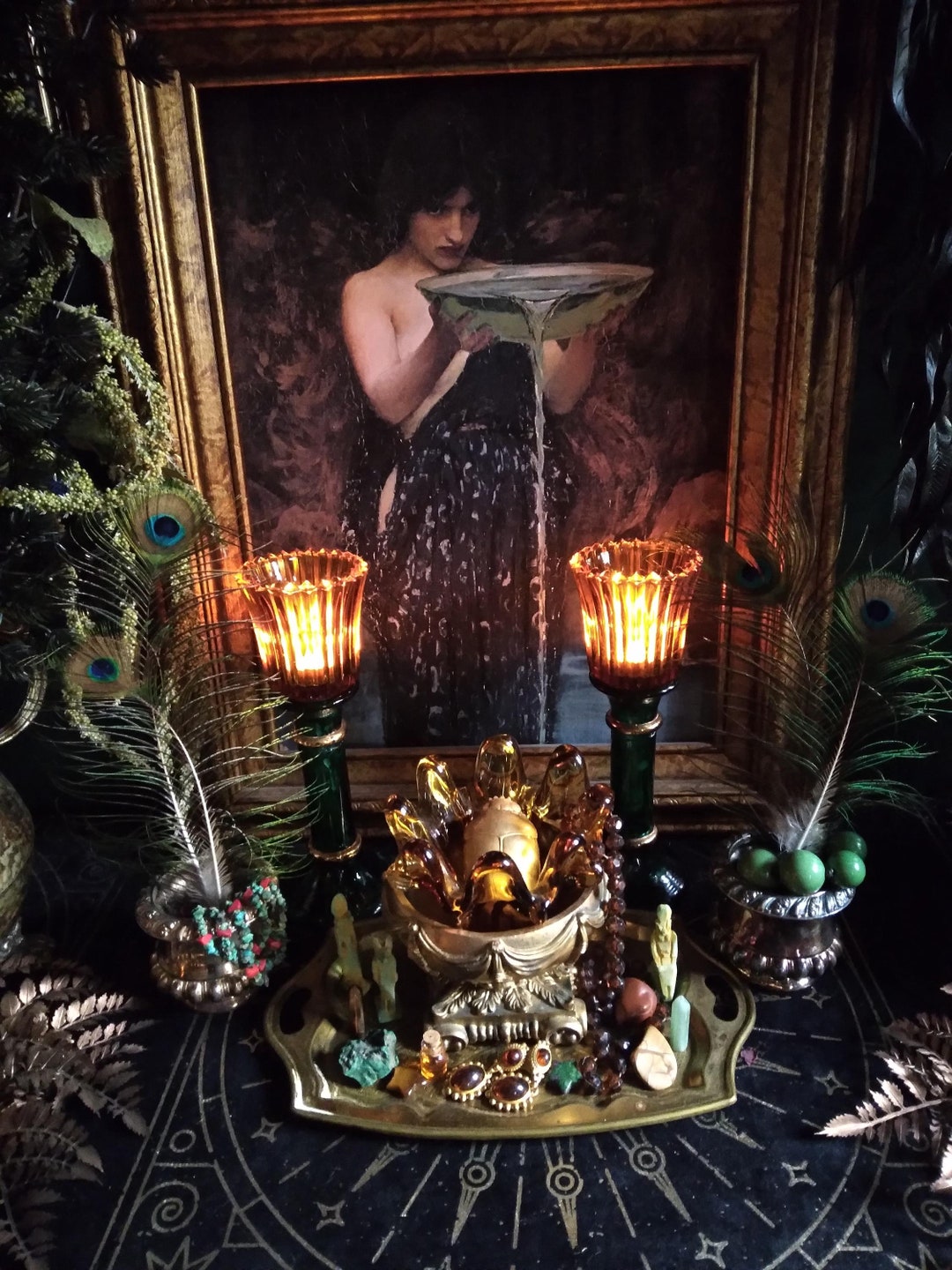 Vintage Egyptian Witch Altar Kit / Isis Altar / Egyptian Witchcraft ...