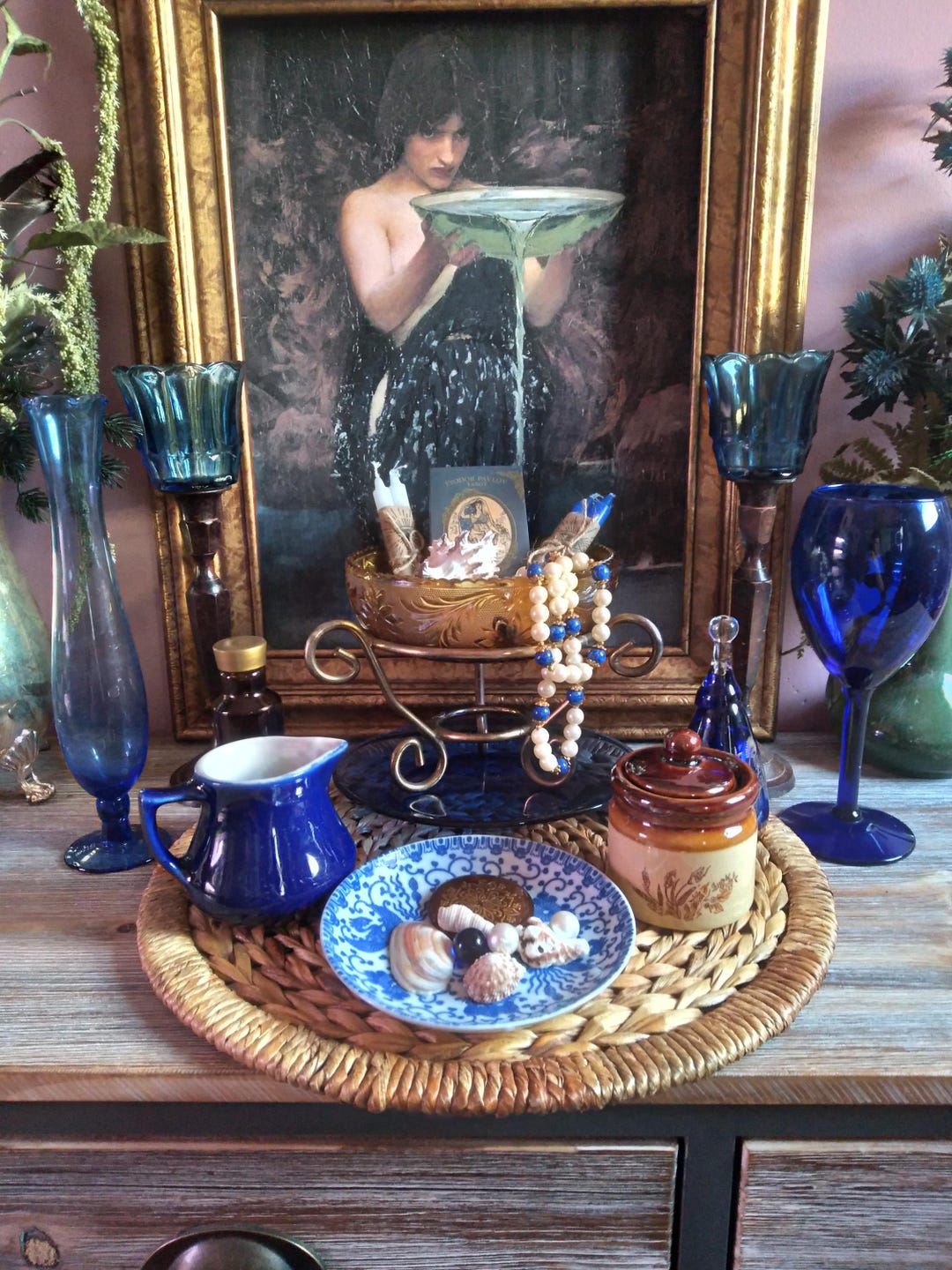 Vintage Water Witch Altar Kit / Witch Kit / Aphrodite Altar Set / Venus ...