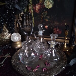 Vintage Potion Jar / Spell Bottle / Apothecary Cruet / Altar - Etsy