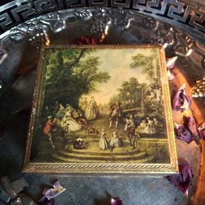 Vintage Gold Baroque Jewelry Box / Golden Box / Altar Box / Poppet Box ...