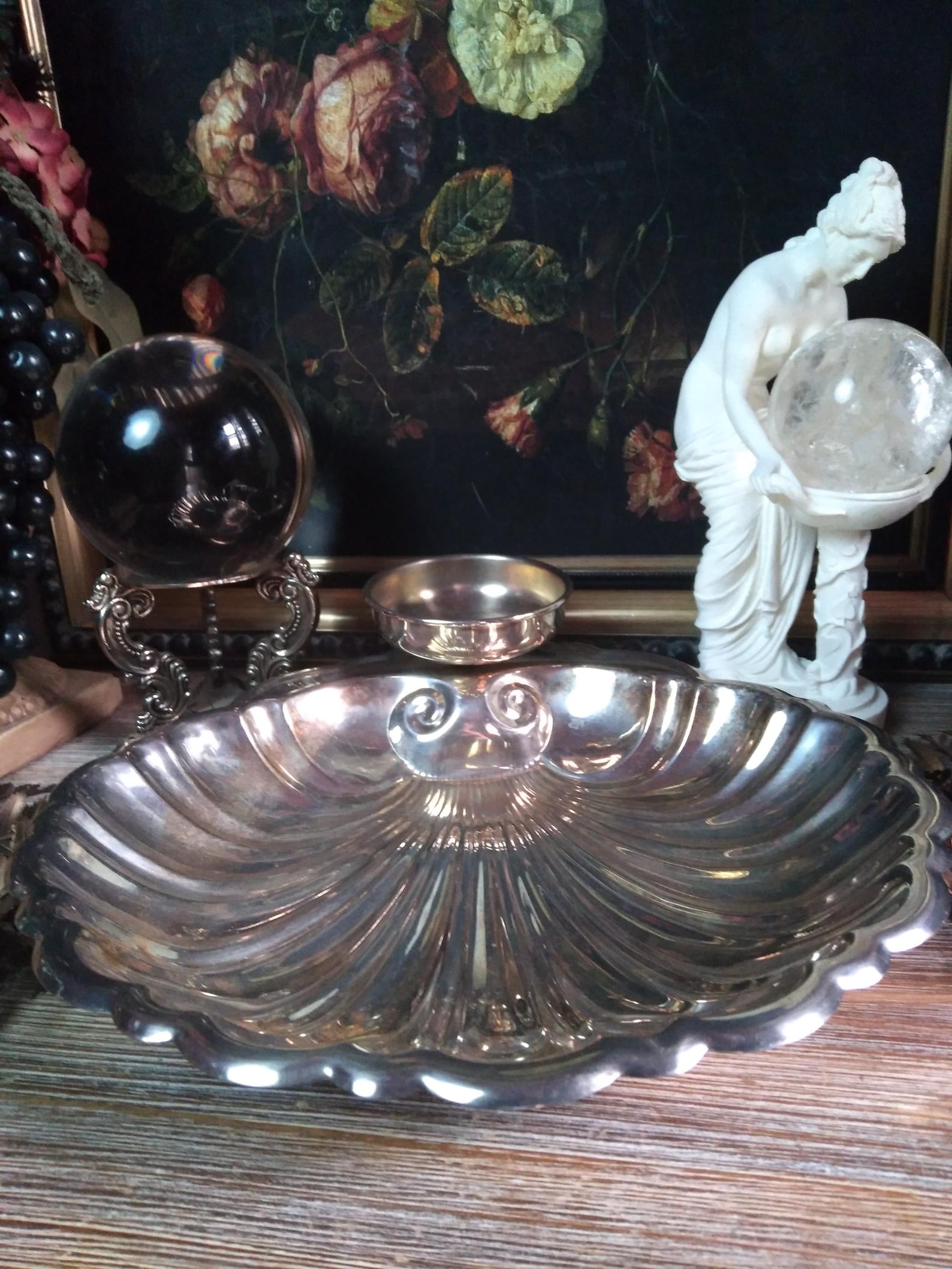 Vintage Water Witch Altar / Sea Witch - Ocean Witch / Aphrodite Silver ...