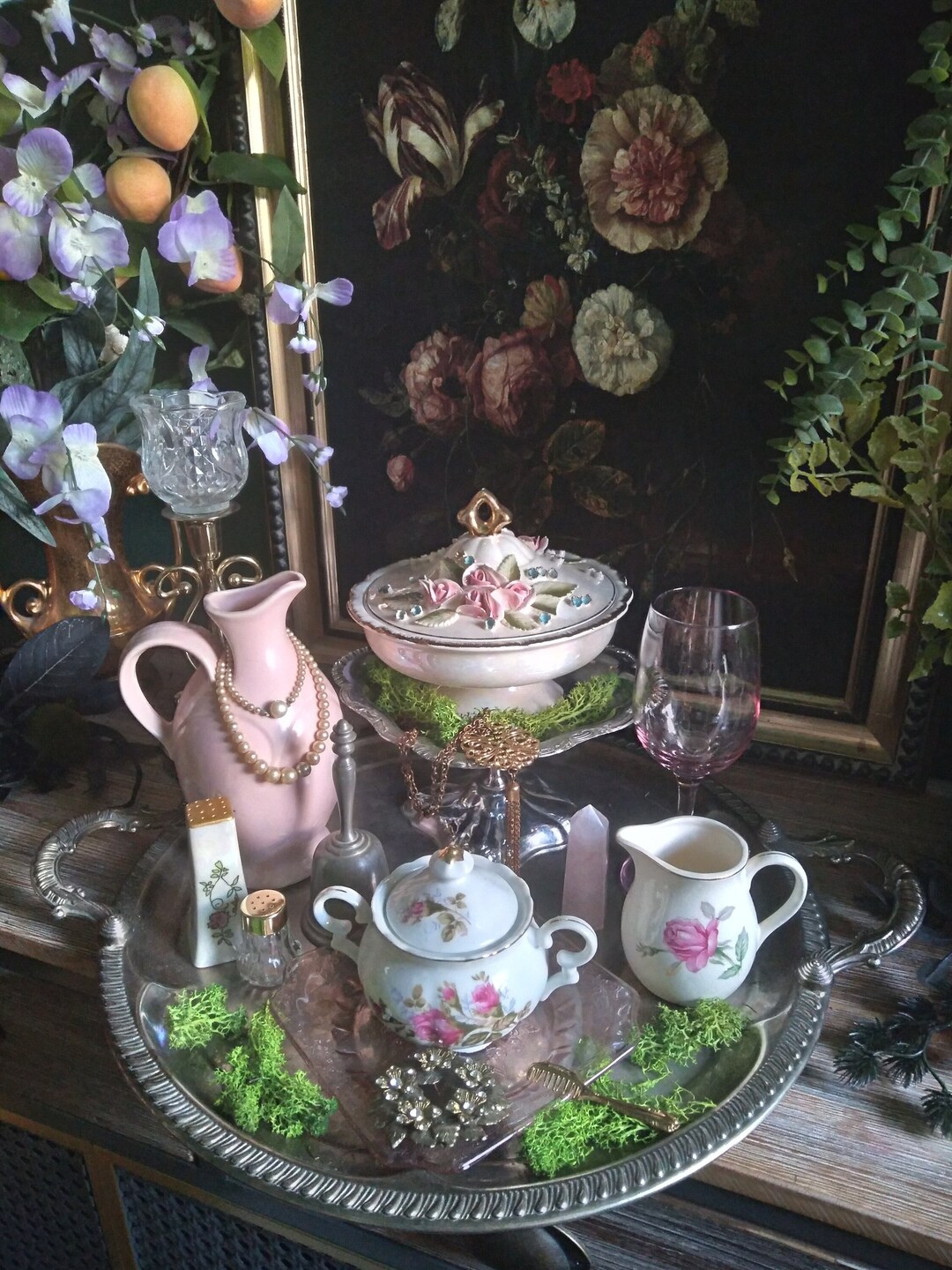 Vintage Cottage Witch Altar Kit / Plant Witch / Green Witch / Love ...