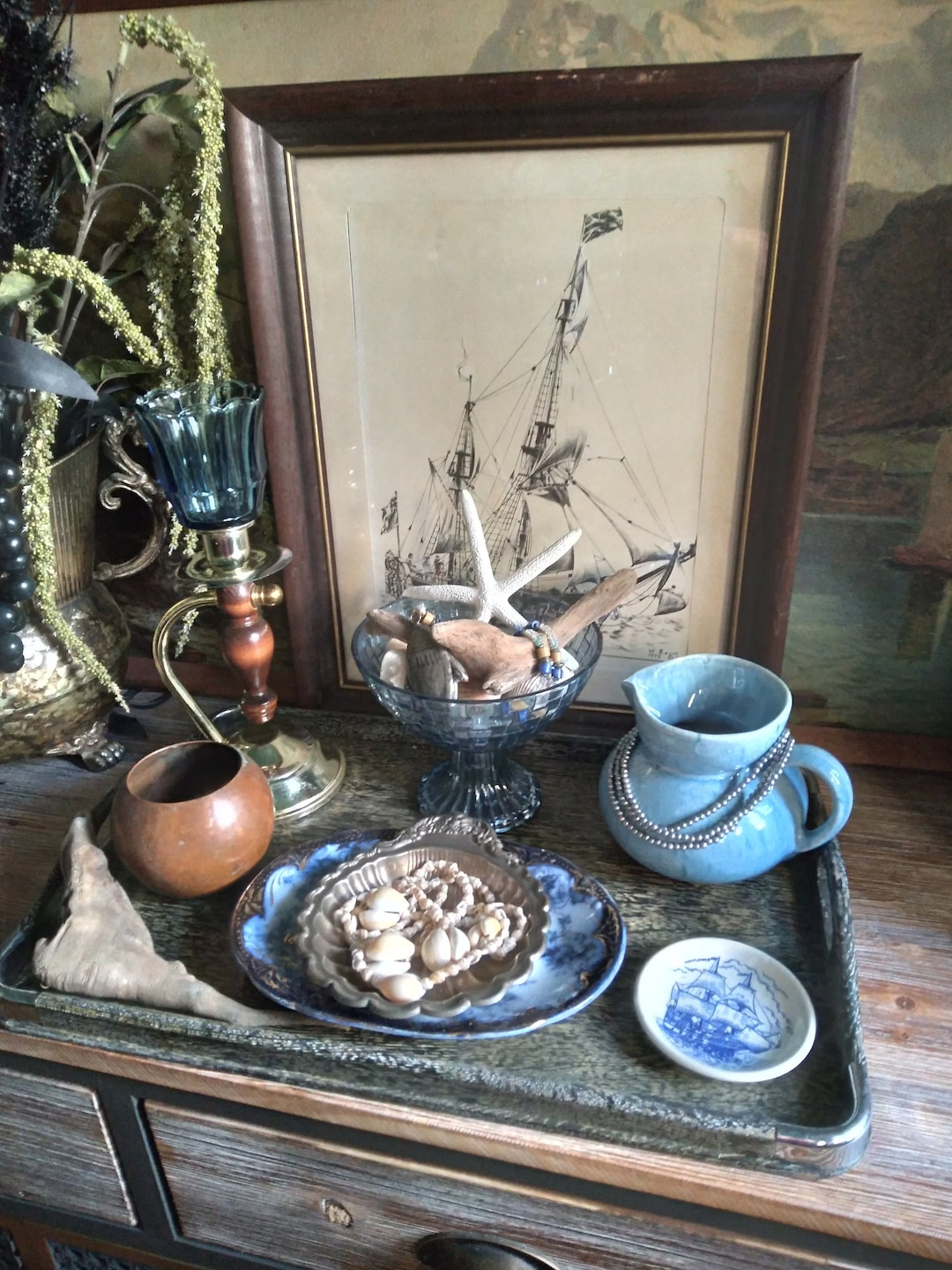 Vintage Water Witch Altar Kit / Nautical Witch / Altar Set / Sea Witch ...