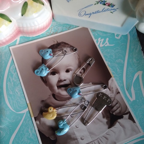 Vintage Diaper Pins - Etsy