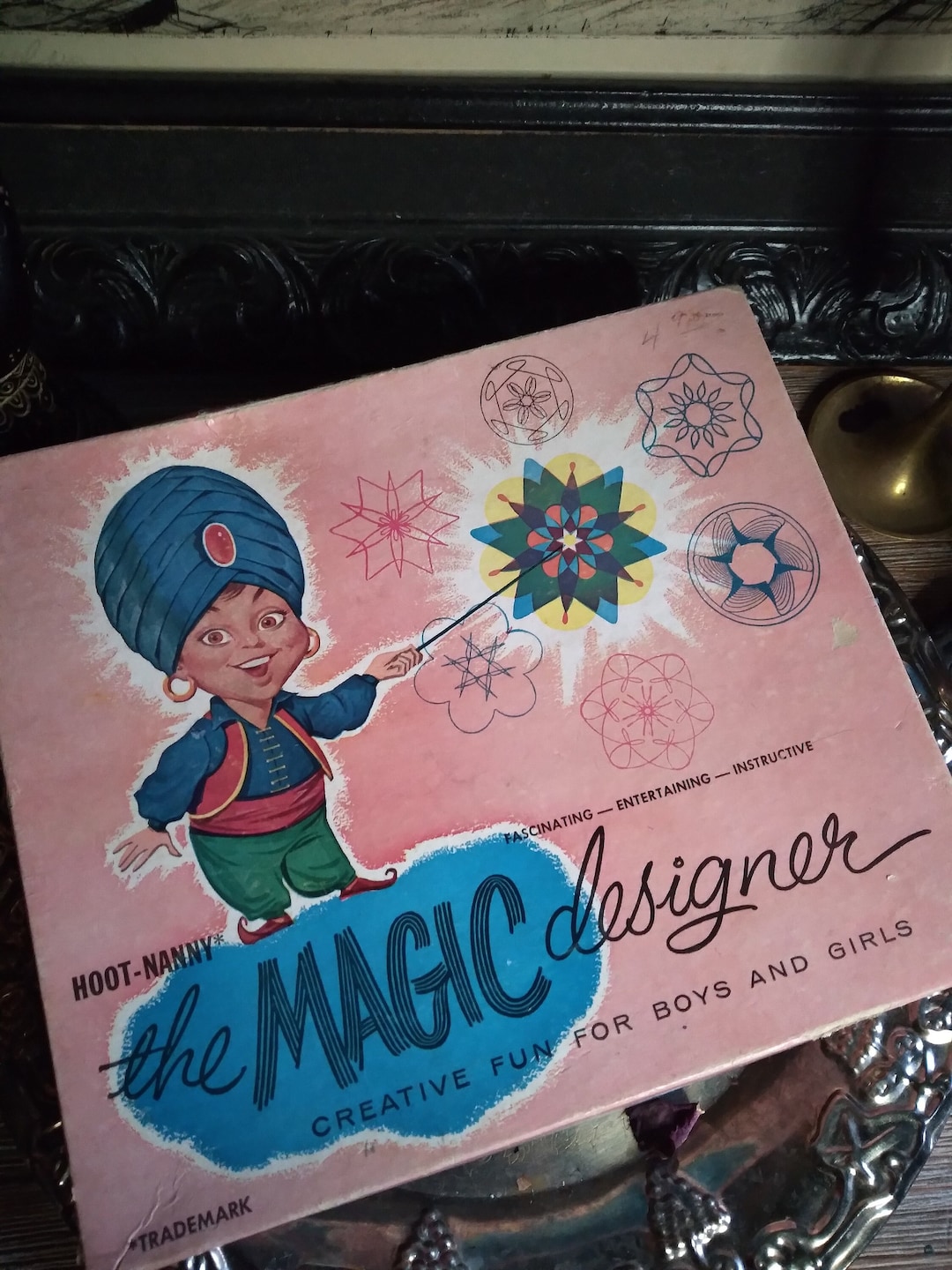 Vintage Spirograph the Magic Designer Game Art Kit / Hoot-nanny / Retro ...