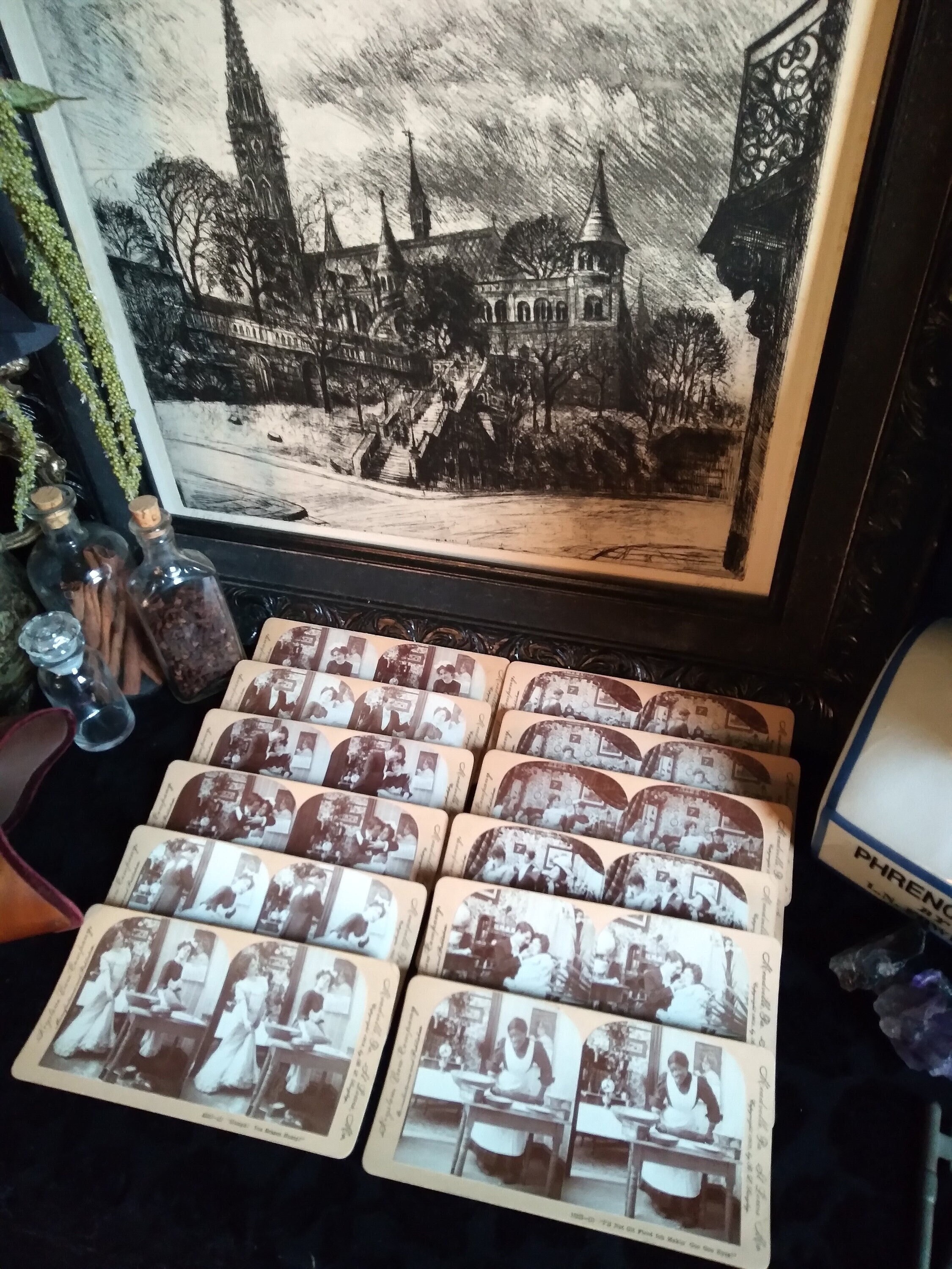 12 Humorous Antique Stereoscope Photo Cards / French Cook - Etsy