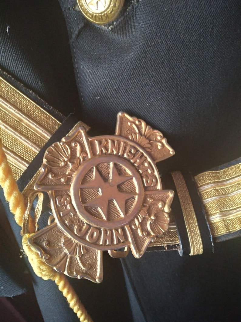 Vintage Order of the Knights of St. John Ceremonial Full Dress Military ...