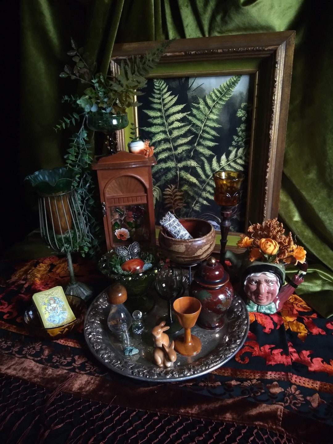 Vintage Forest Cottage Witch Altar Kit / Master Apothecary - Etsy