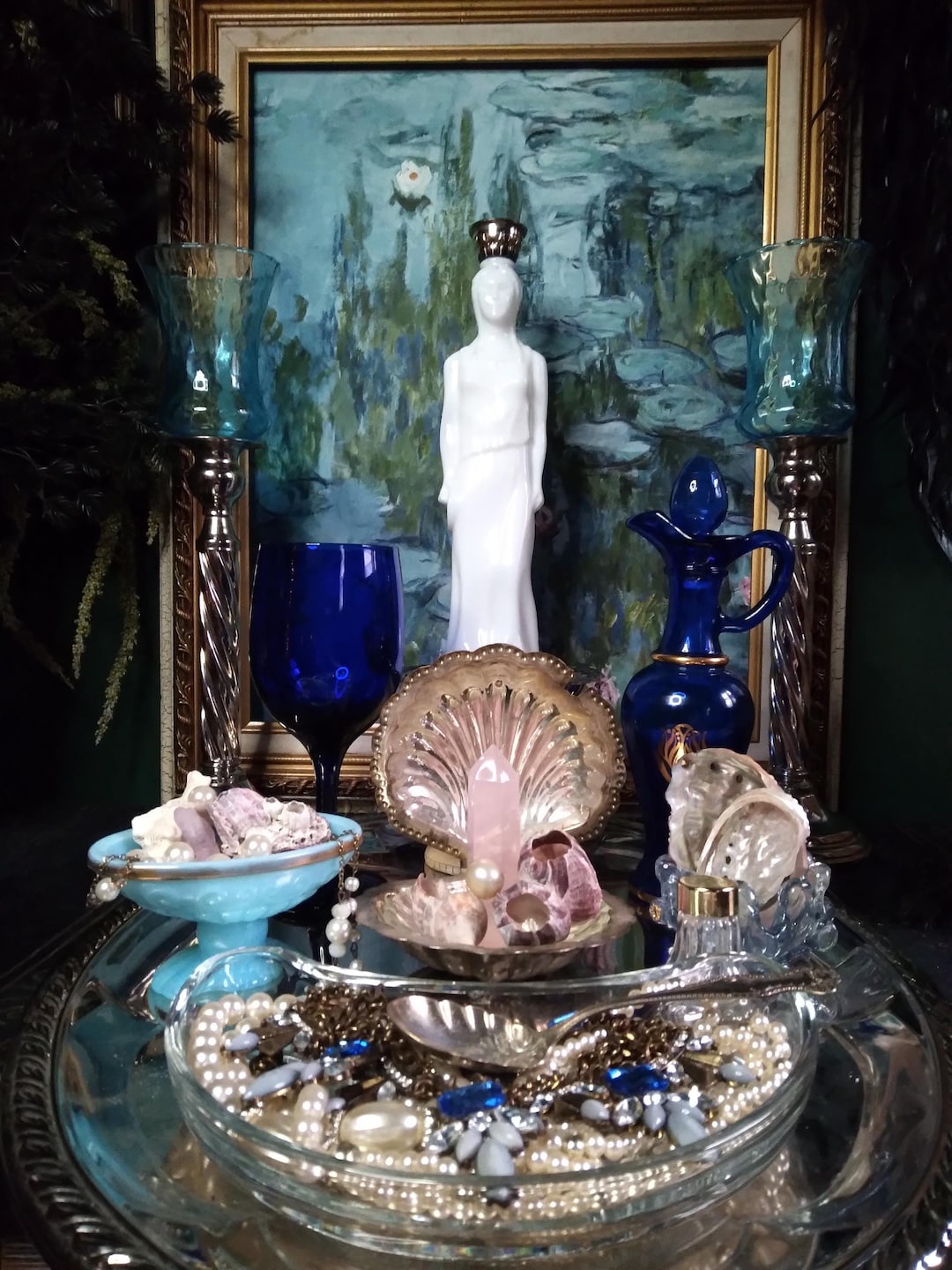 Vintage Water Witch Altar Kit / Aphrodite Altar / Venus Altar Set / Sea ...