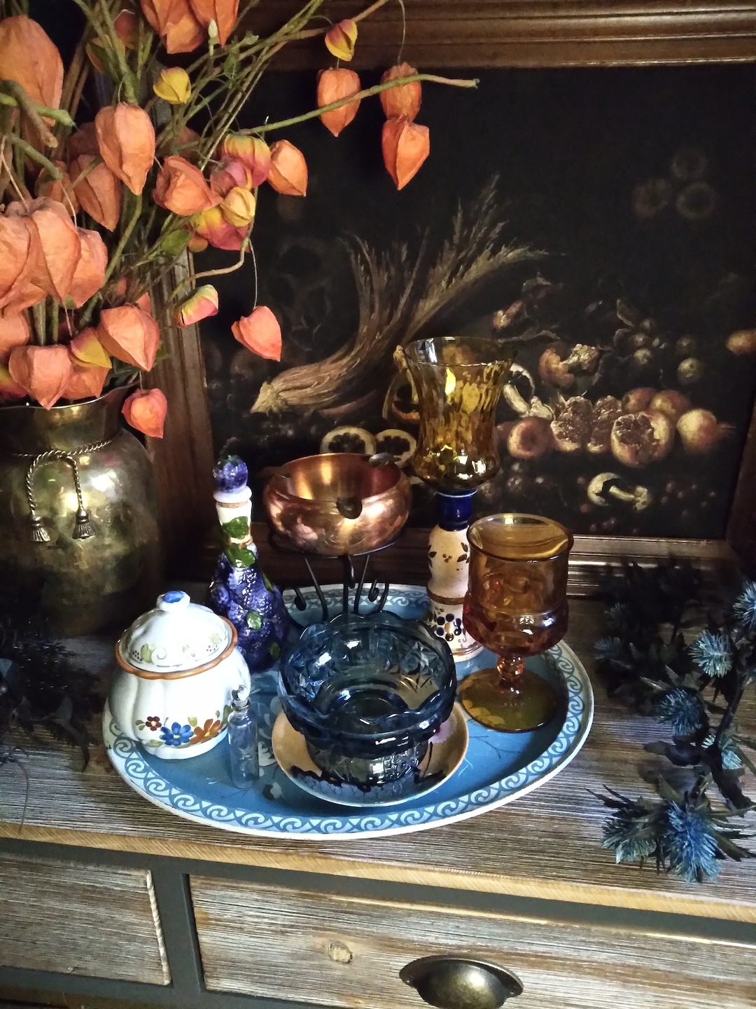 Vintage Cottage Witch Altar Kit / Kitchen Witch / Green Witch / Forest ...