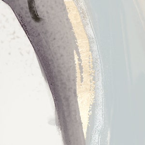 Light Blue Abstract Line Art 30x60 Large Modern Light Luxury Abstract ...