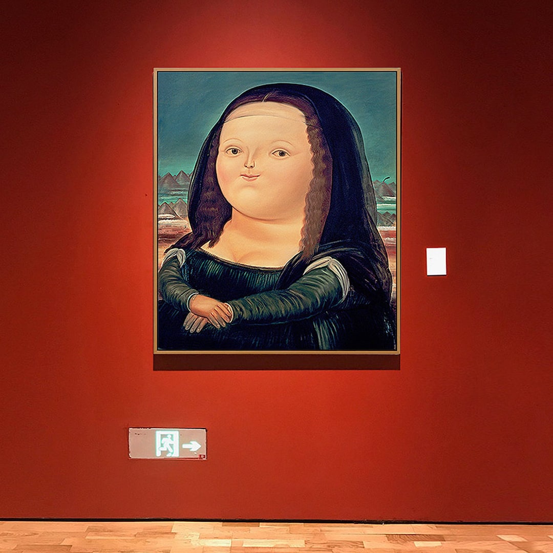 Fernando Botero Mona Lisa Photo Download JPG - Etsy