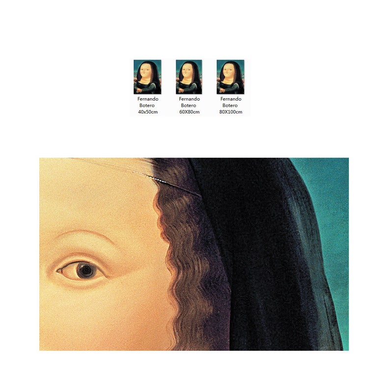 Fernando Botero Mona Lisa Photo Download JPG - Etsy