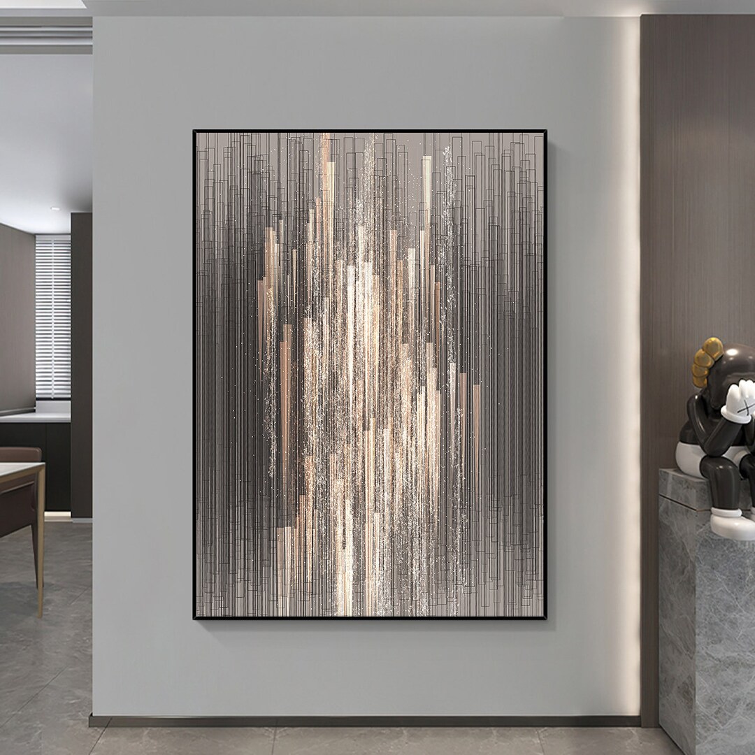 Star Trails-abstract Line Art-j | Large Abstraction Modern Wall Art ...