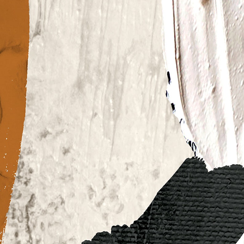 Neutral Texture Orange Abstract Art | Wall Art, Printable, Digital ...