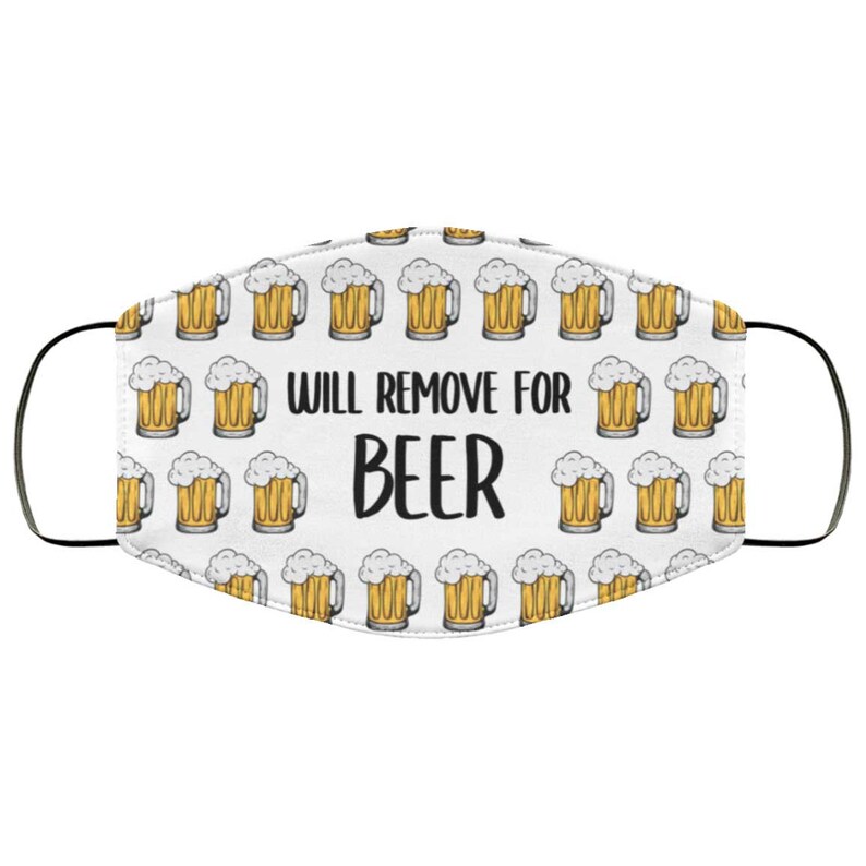 FUNNY BEER face mask funny beer mask beer lover gift beer | Etsy