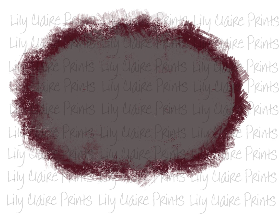 Maroon Grey Gray Splatter Frame Background PNG, Sublimation ...