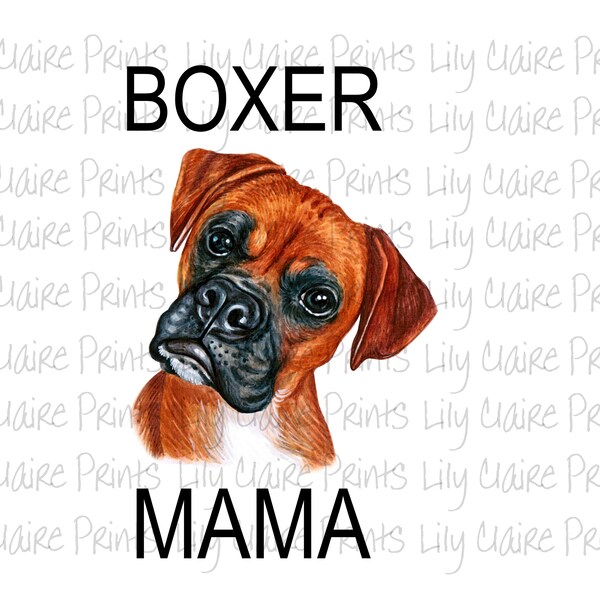Boxer Mom - Etsy
