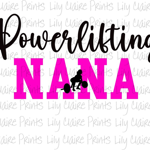 Female Powerlifting Svg - Etsy