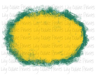 Frame Splatter Green Grey Black Background Printable Artwork - Etsy