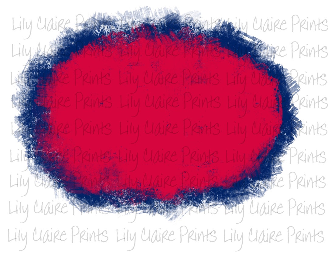 Red Blue Paint Splatter Frame Background PNG, Sublimation, Transparent ...